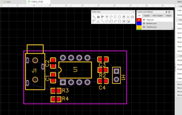 Tutorial EasyEDA - Browser-based PCB design - ELECTROKITS.RO