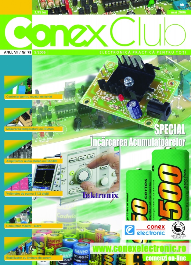 Revista Conex Club – nr.5 – 2006 - MAX712/MAX713 - NiCd/NiMH Battery ...